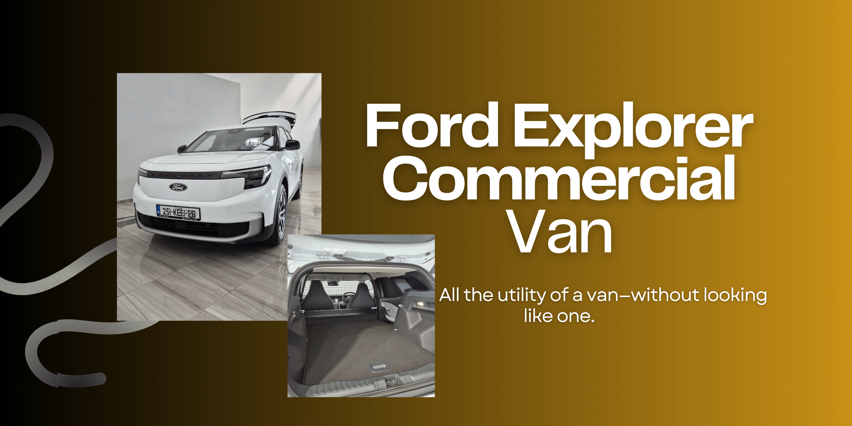 Ford Explorer EV Van Conversion (2023) | 602km Range | 1,422L Cargo ...